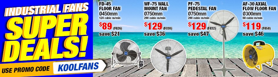 KOOLFANS Promo Code - Hare & Forbes Machineryhouse