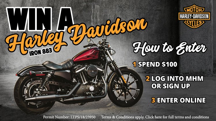 Win A Harley! - Hare & Forbes Machineryhouse