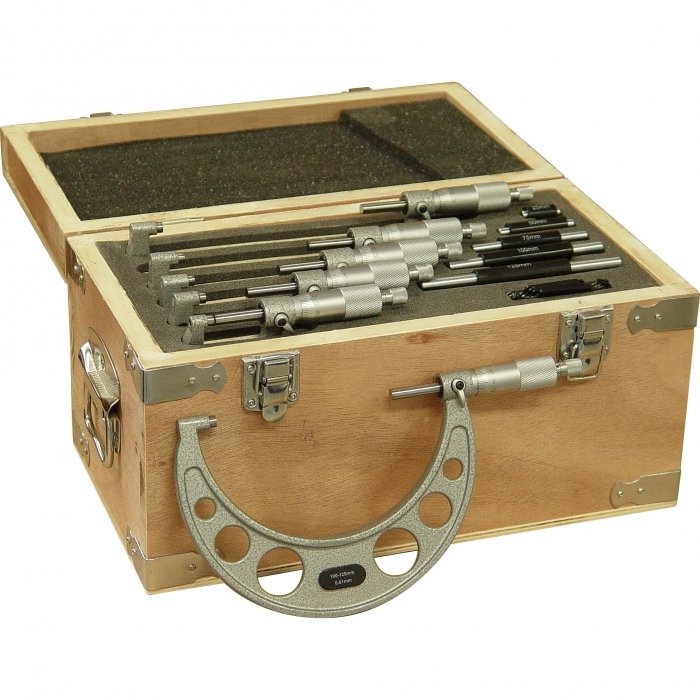 M018 Metric Micrometer Set 6 Piece Set - Hare & Forbes Machineryhouse