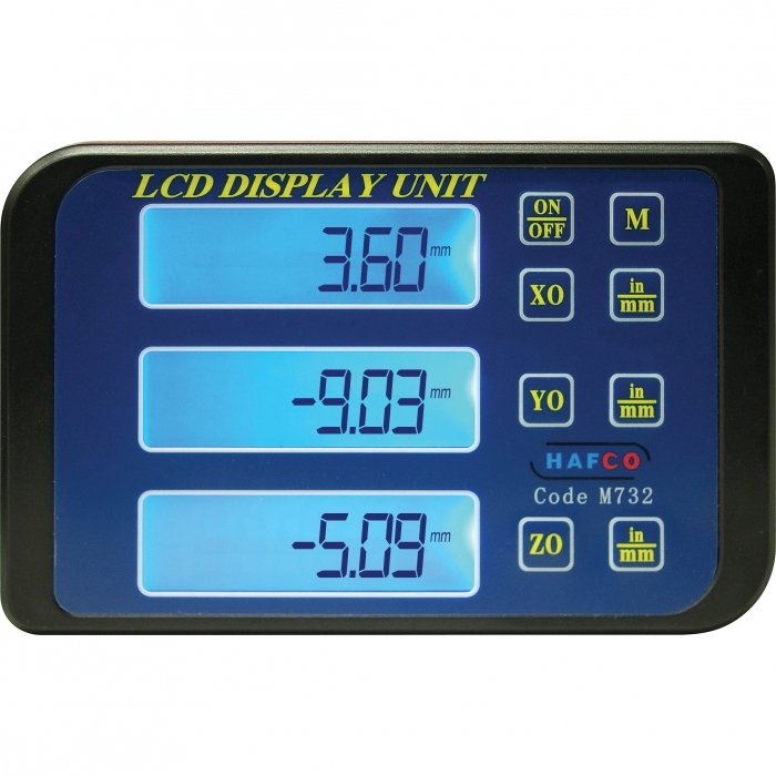 M732 3 Axis Digital Display Unit - Hare & Forbes Machineryhouse