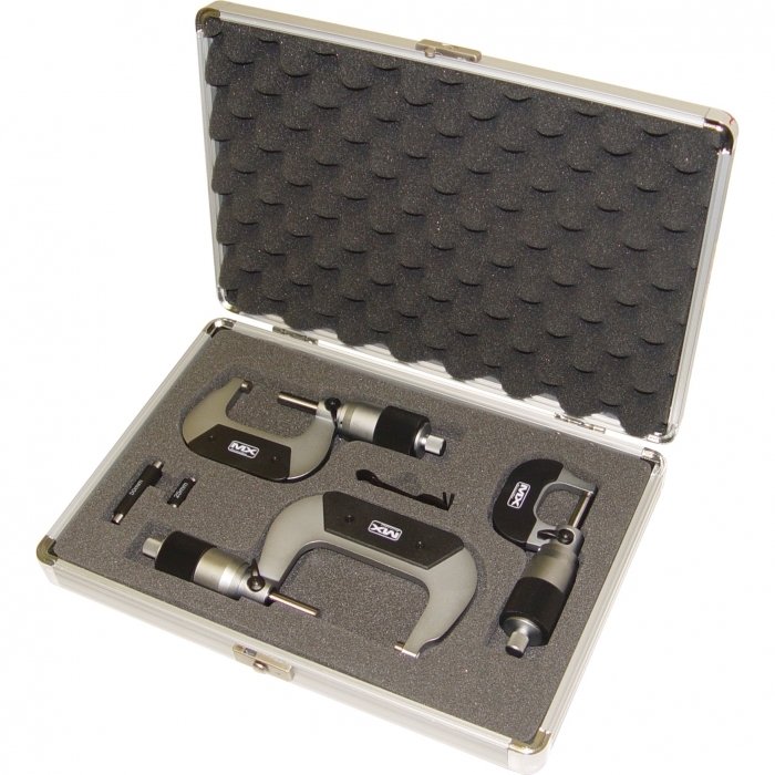 20710 Metric Outside Micrometer Set 3 Piece Set - Hare & Forbes ...