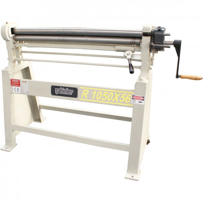R1050x56 Manual Sheet Metal Curving Rolls - Hare & Forbes Machineryhouse