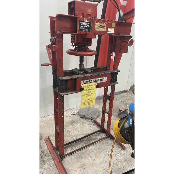 Servex HP30 Mk2 Press - Hare & Forbes Machineryhouse