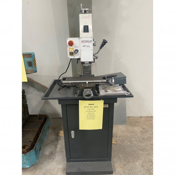 BF16V Mini Opti Mill Drill Geared & Tilting Head - Hare & Forbes Machineryhouse